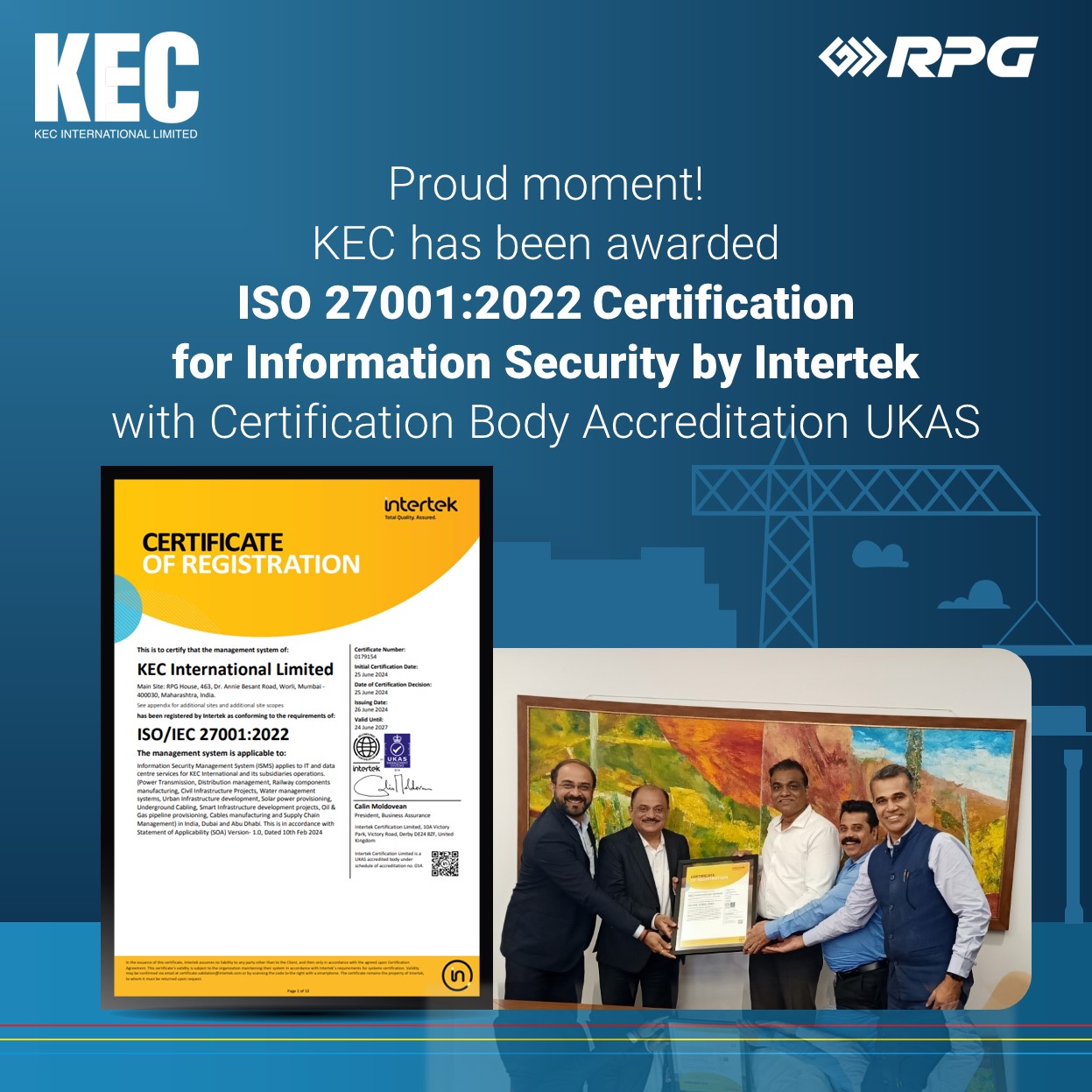 Awards & Recognition - KEC International