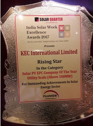 Awards & Recognition - KEC International