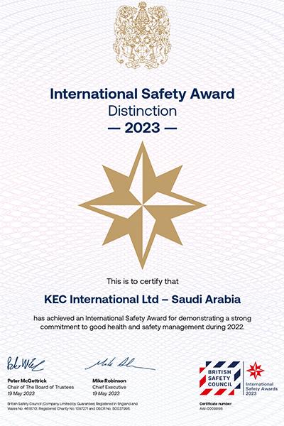 Achievements & Awards - KEC International